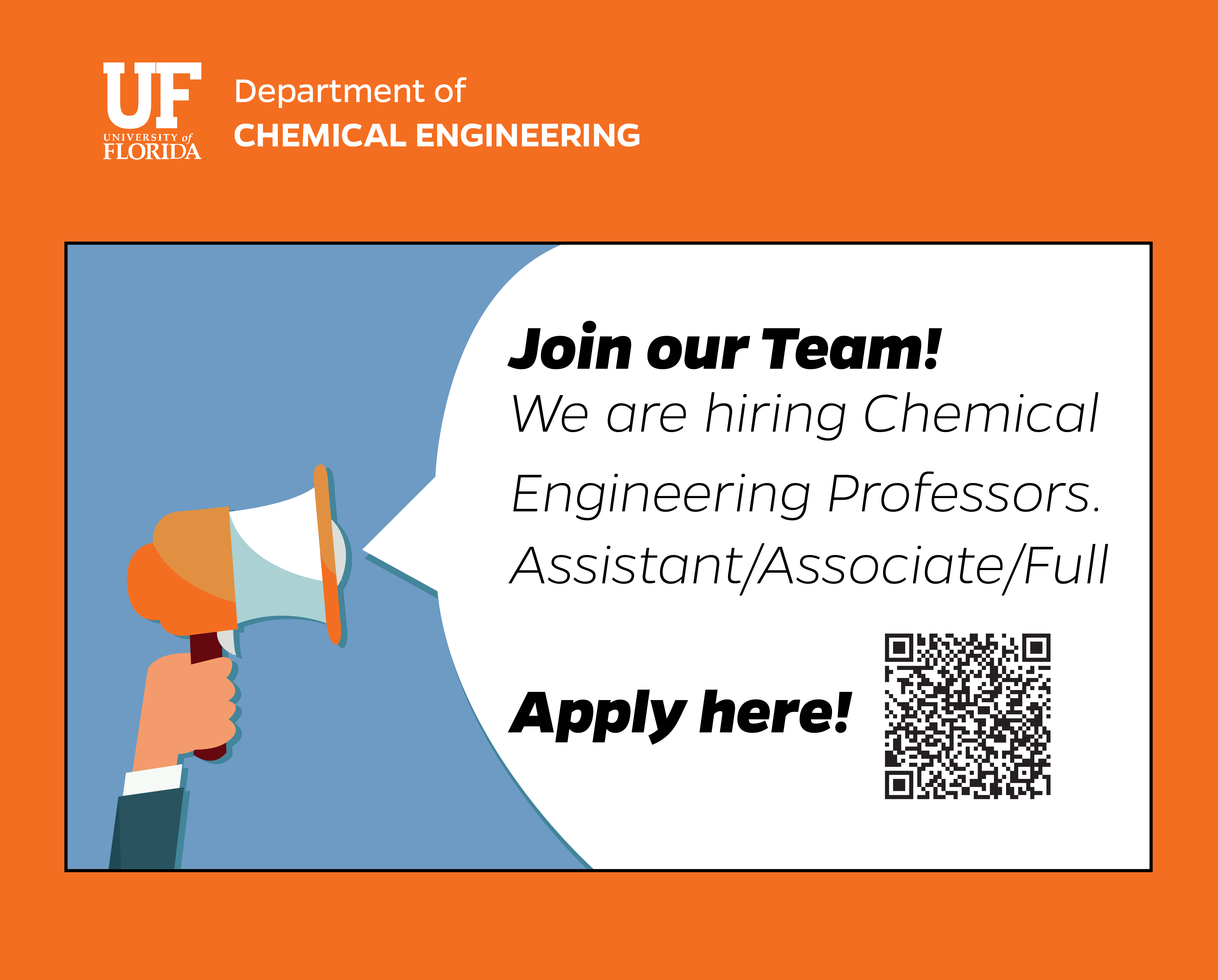 We are hiring! - Department of Chemical Engineering